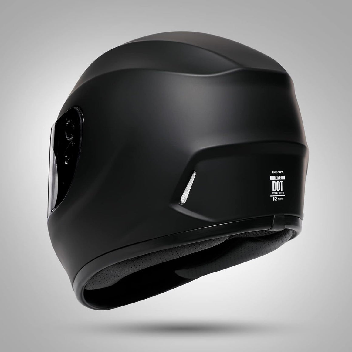 TRIANGLE Full Face Motorcycle Helmet Dual Visor Street Bike for Adult ...